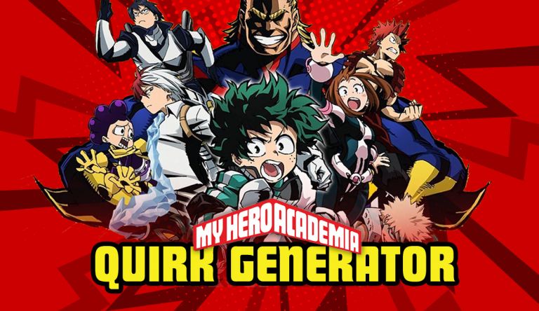 My Hero Academia Quirk Generator. 2021 Accurate Match
