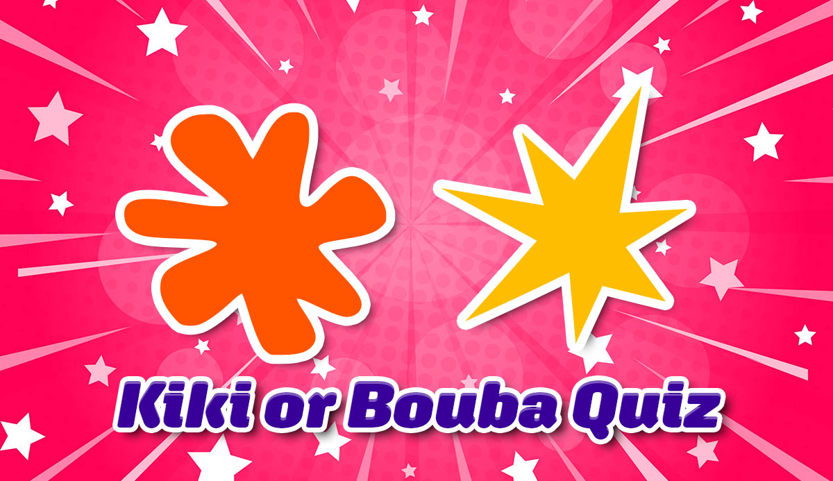 Kiki or Bouba Quiz. Fun Personality Test