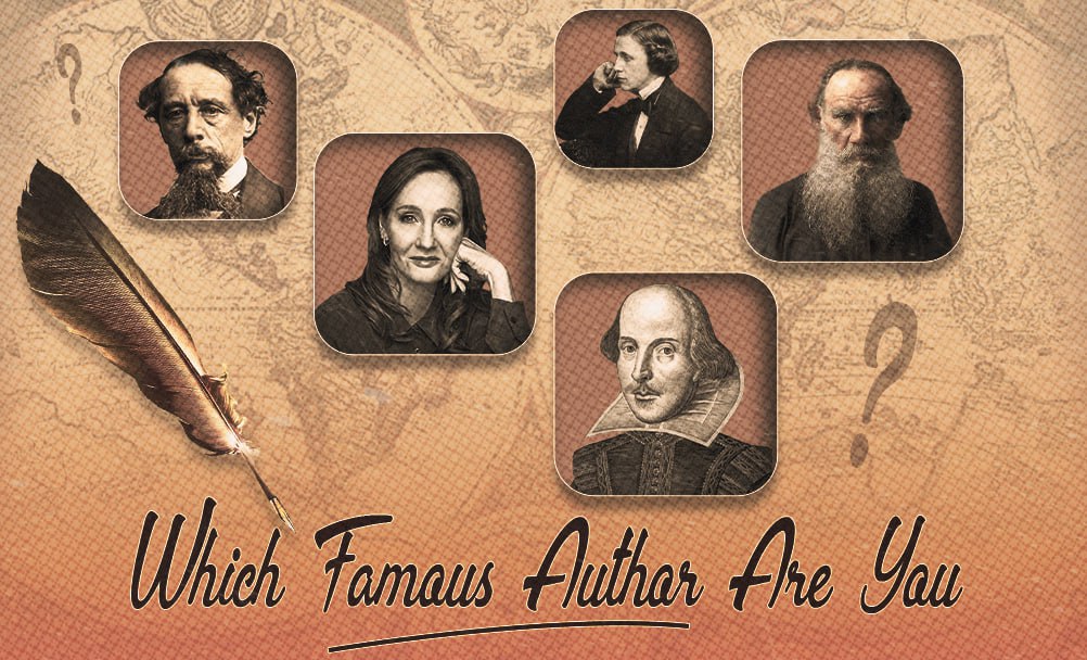 Quiz: Which Famous Author Are You? 2024 Updated